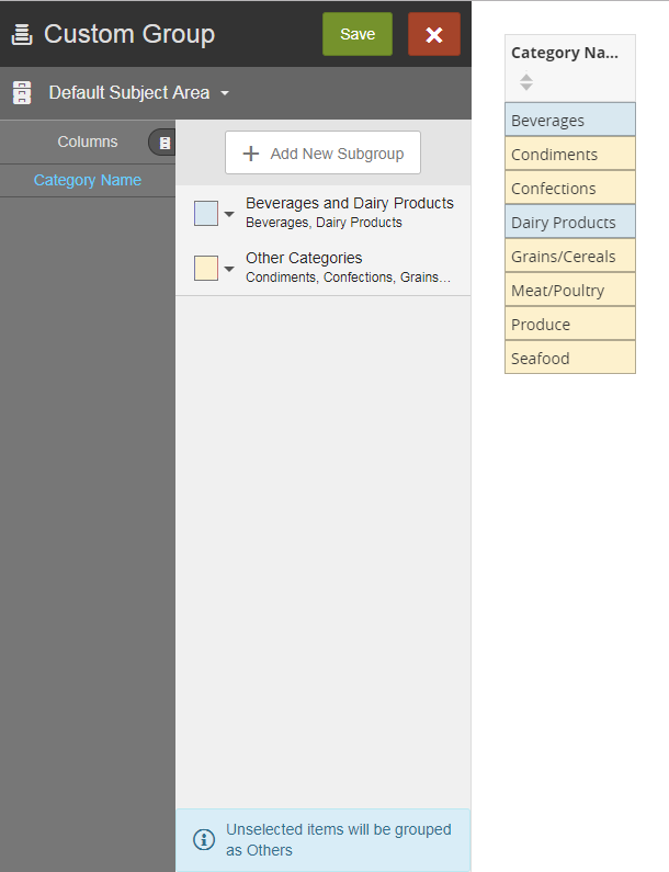 Create Custom Groups